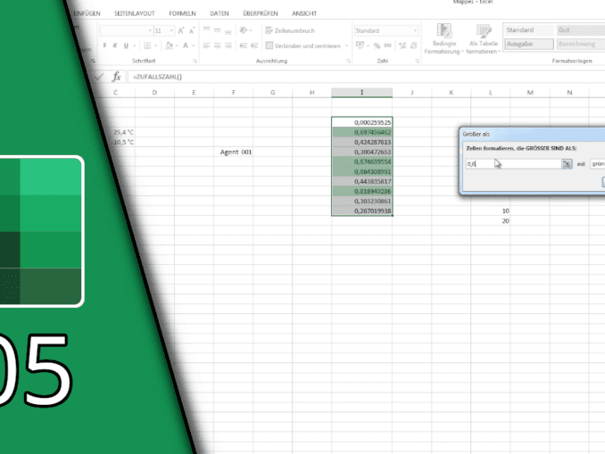 Excel Alter berechnen (z.B. ab Geburtstag / Stichtag) Tutorial