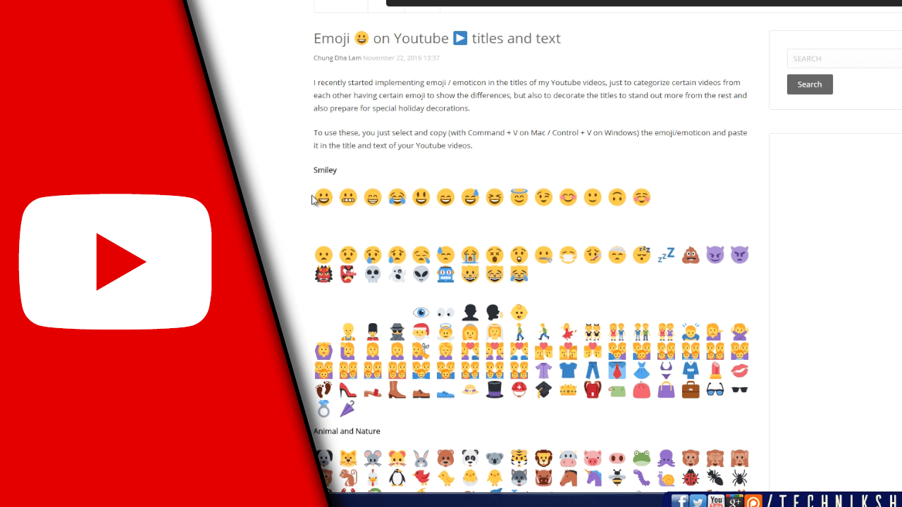 Youtube Emojis in Kommentaren benutzen / Symbole im Titel Tutorial