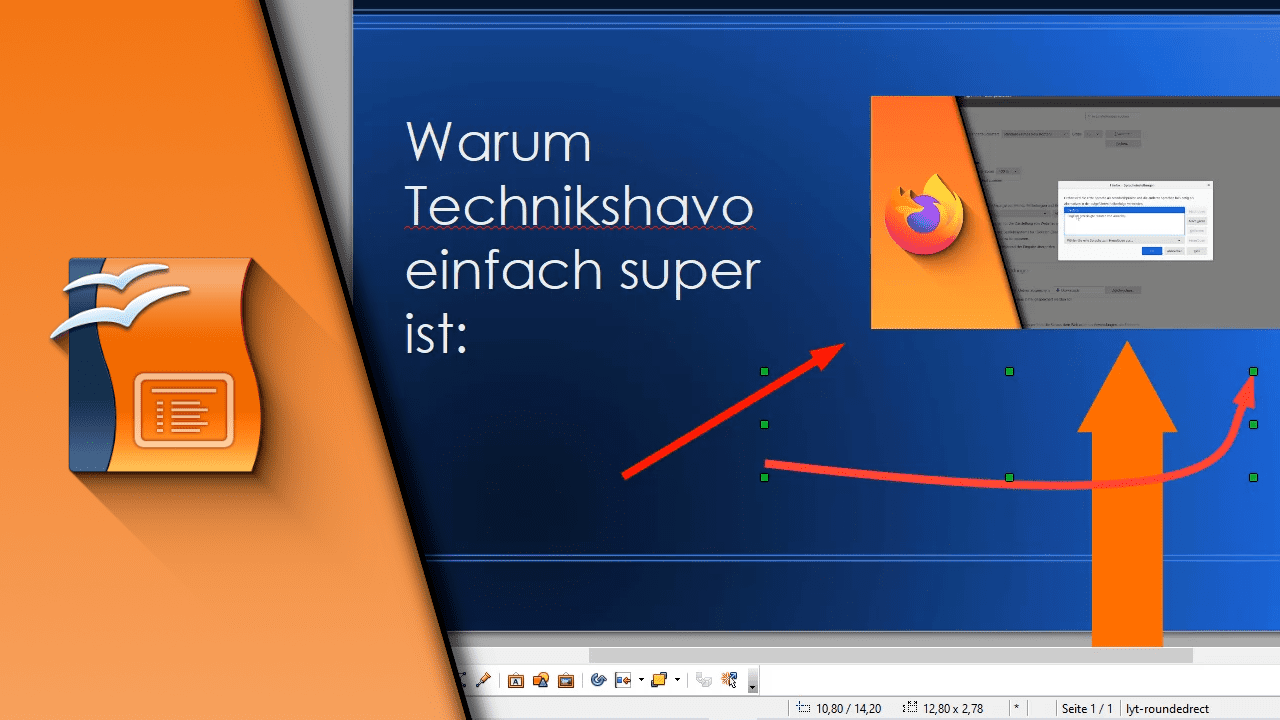 Open Office Impress Pfeil einfügen | Tutorial - Technikshavo.de