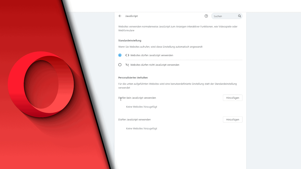 Opera Javascript aktivieren / deaktivieren | Tutorial - Technikshavo.de
