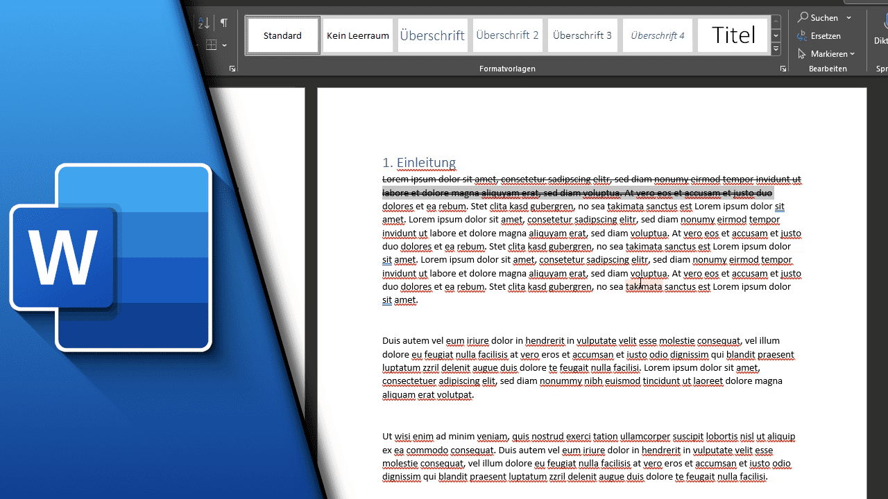 Word durchstreichen (+ Shortcut einrichten) | Tutorial - Technikshavo.de