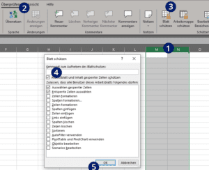 Excel Zellen sperren (& Spalten / Bereiche) - Sperren & Entsperren